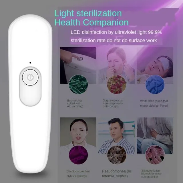 Manila Onhand Portable UV light LED UVC lamp handheld Disinfection USB ...