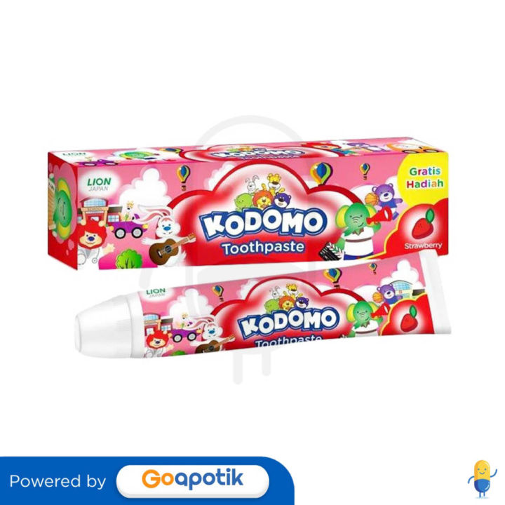 KODOMO Kids Toothpaste Gel Pasta Gigi Anak Tube Rasa Buah 45gr | Lazada Indonesia