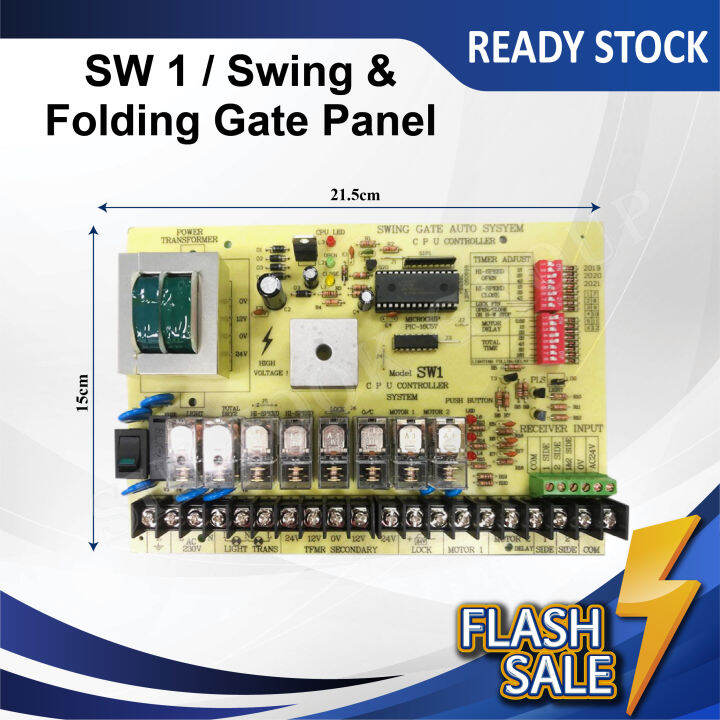 AUTO GATE Control Panel / SW 1 / Swing & Folding Gate | Lazada