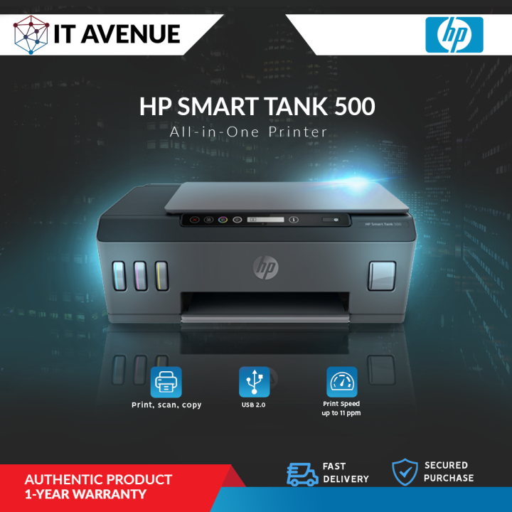 HP SMART TANK 500 ALL-IN-ONE PRINTER | Lazada PH