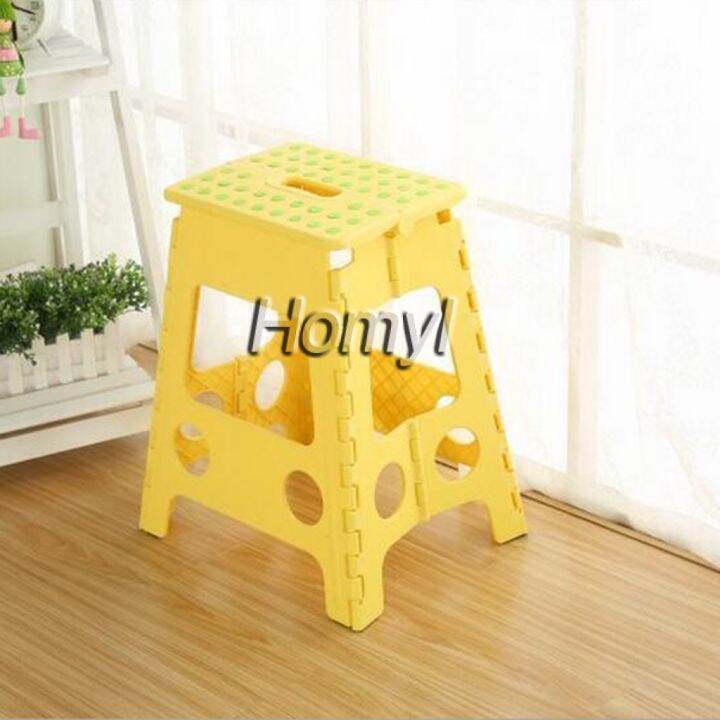 PLASTIC FOLDING STEP STOOL STRONG COLLAPSIBLE FOLDABLE MULTIPURPOSE ...