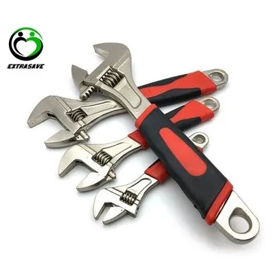 Spanner 8 & 12 inci Adjustable Wrench Spanner 8" & 12" With Rubber ...