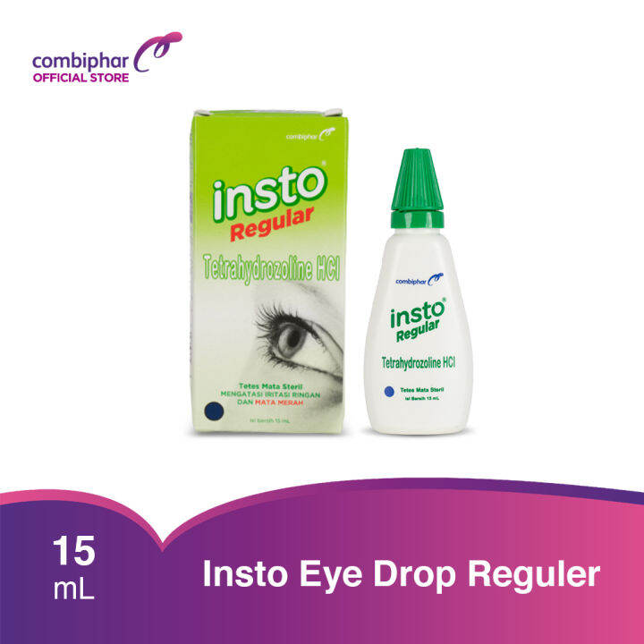Insto Eye Drop Reguler 15ml - untuk mata merah (Box) | Lazada Indonesia
