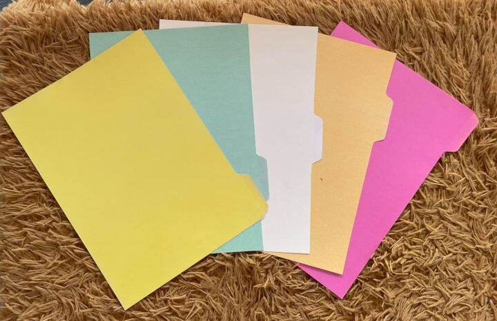 FILE TAB DIVIDER, A4 SIZE, BRISTOL BOARD 153 GSM, 5 COLORS PRE SET sold ...