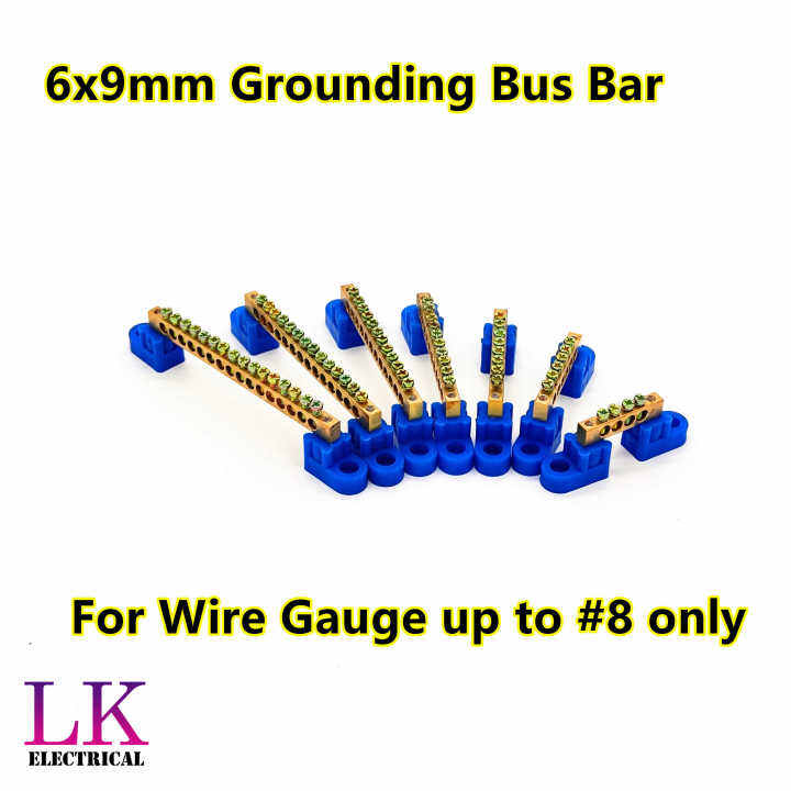 6x9mm (small ) Grounding Bus Bar 4ways 6ways 8ways 10ways 12ways 14ways ...