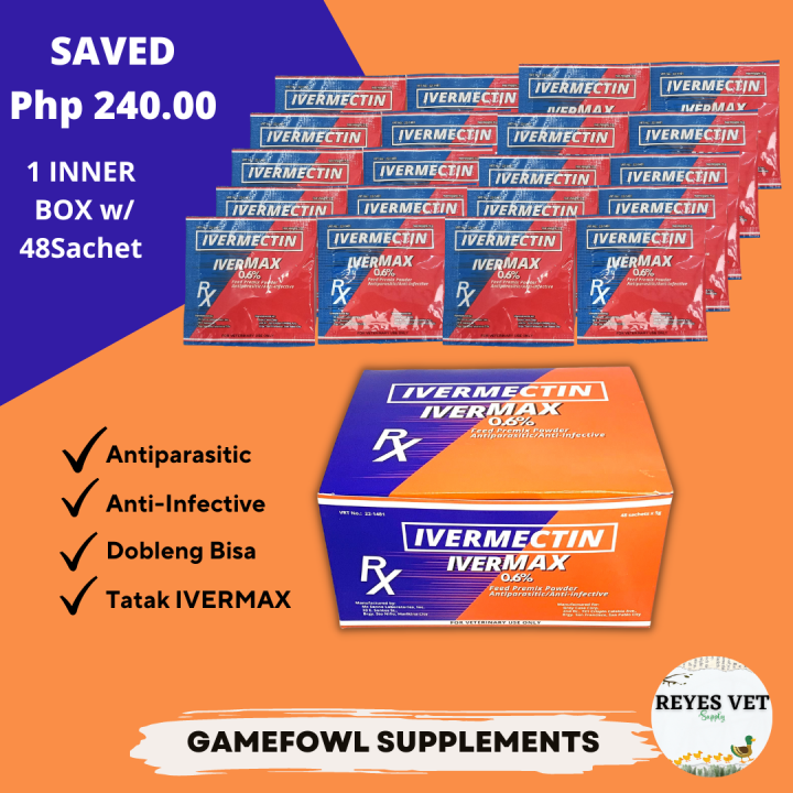 [VET SUPPORT] IVERMAX 0.6% SALE! BUY 1 INNER BOX with 48SACHET SAVED ...