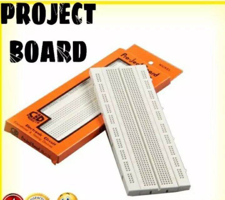 SOLDERLESS BREADBOARD / PROJECT BOARD 840 TIE POINTS GL-12 ARDUINO ...