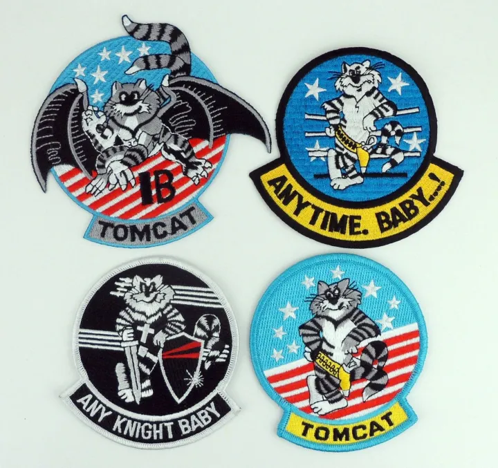 tomwang2012. Four Styles US Navy Tomcat Fighter Squadron Shoulder Patch ...