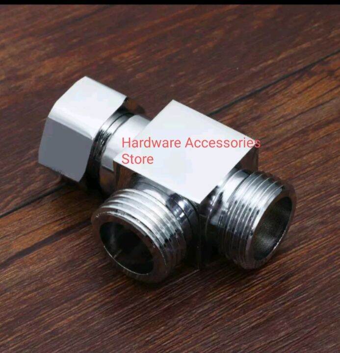 Stainless Steel Three Way Water Connector Joint Water Diverter Joint ...
