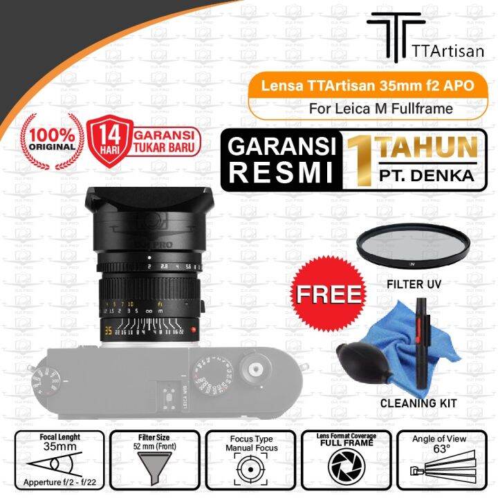 TTArtisan 35mm f2 APO Leica M Fullframe TT Artisan Full Frame Resmi ...