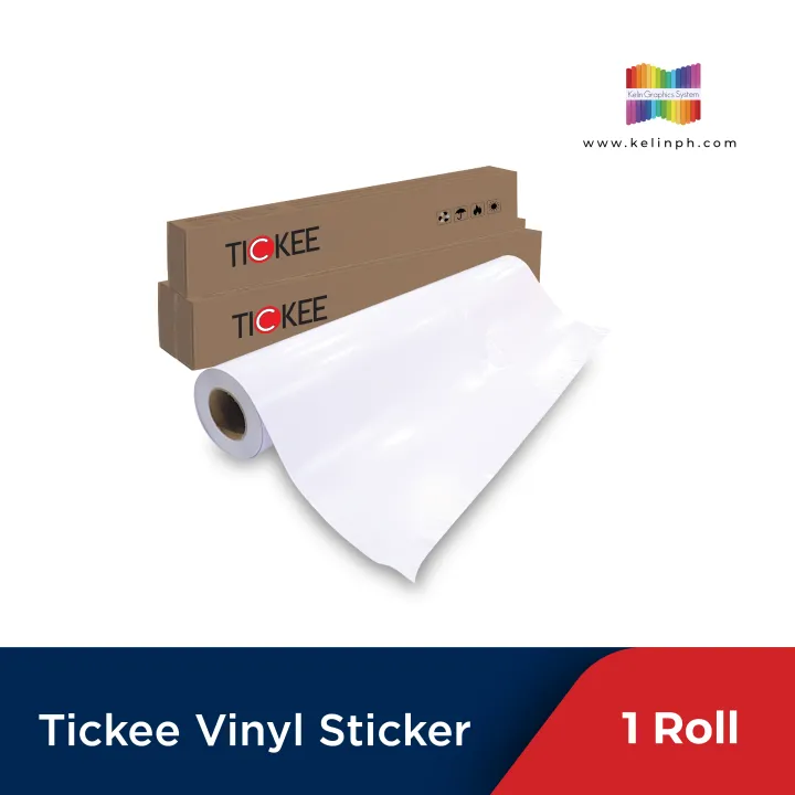 KGS Tickee TK50 Printable Vinyl Sticker 164ft x 4.5ft Matte & Glossy ...
