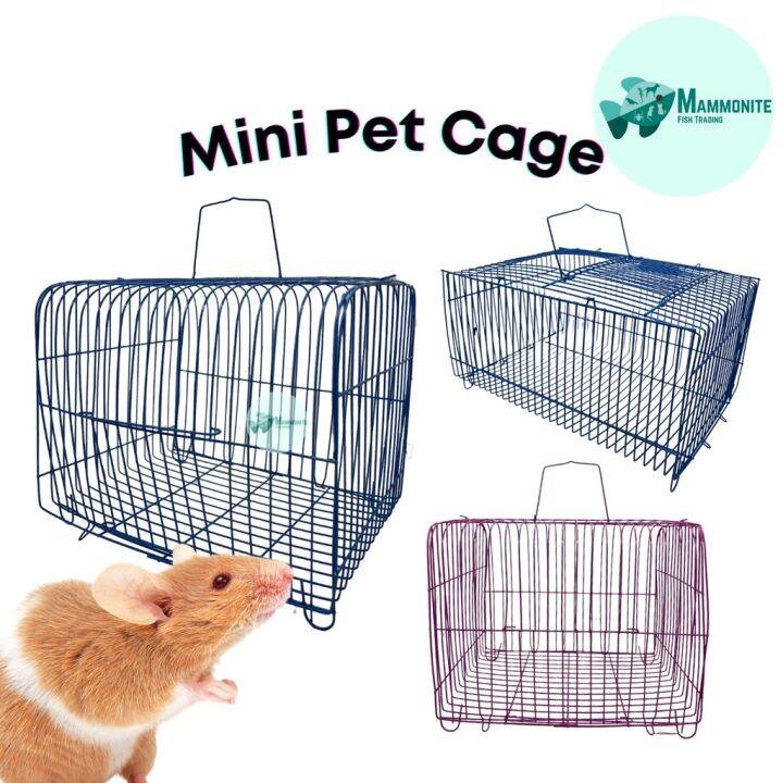 ♡Minihappy Detachable Mini Cage Carrier for Birds Mice Hamster | Lazada PH