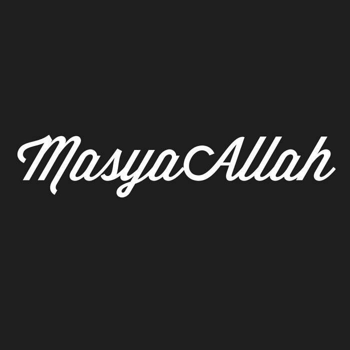 Sticker MasyaAllah Stiker Kaligrafi kaca Mobil | Lazada Indonesia
