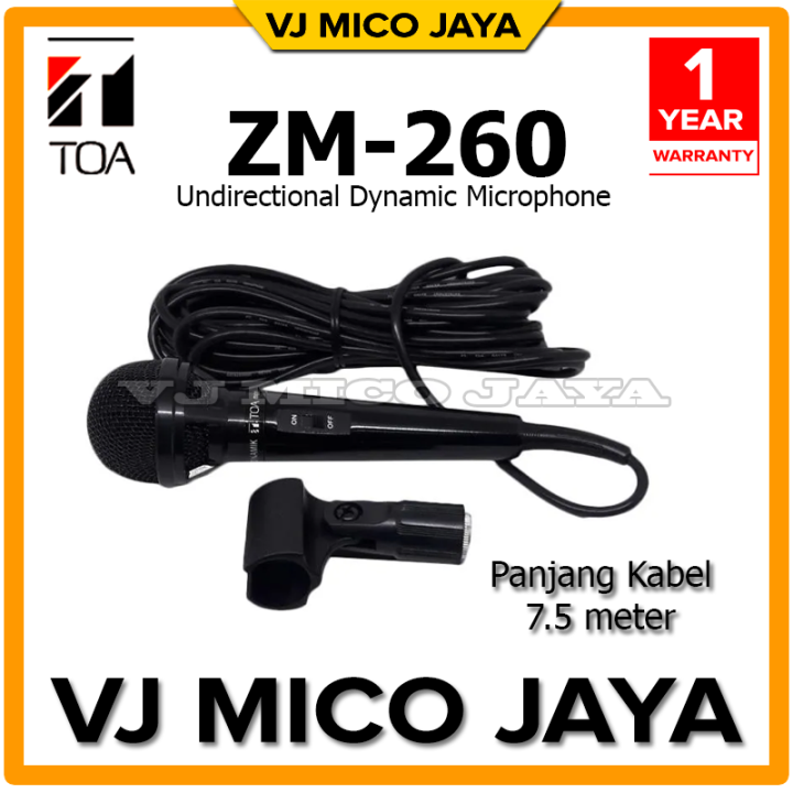 TOA ZM-260 Mic Dynamic / Mikropon | Lazada Indonesia
