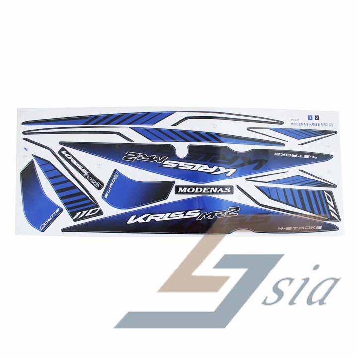 Modenas KRISS MR2 (2) Body Stripes Blue | Lazada