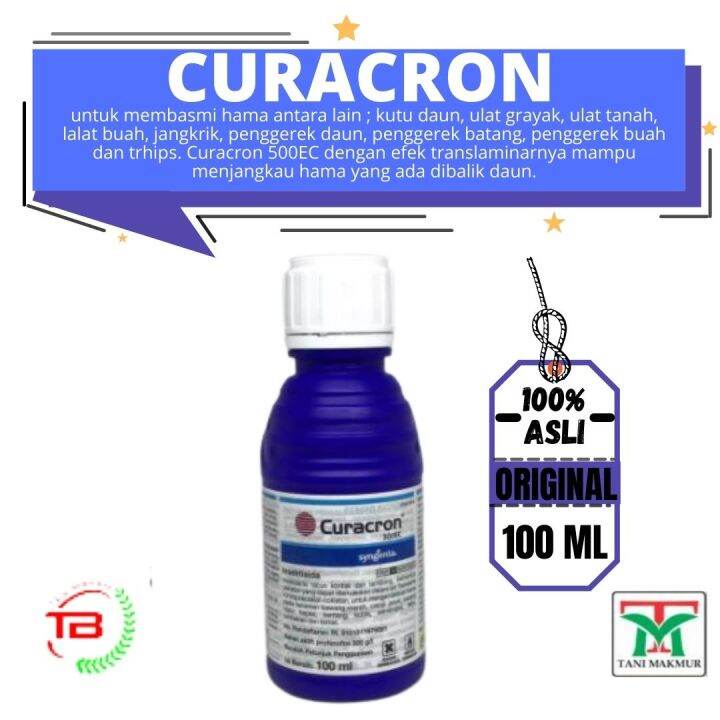 Curacron 500EC 100 ML Insektisida Pembasmi Hama Ulat Serangga Dan Kutu ...