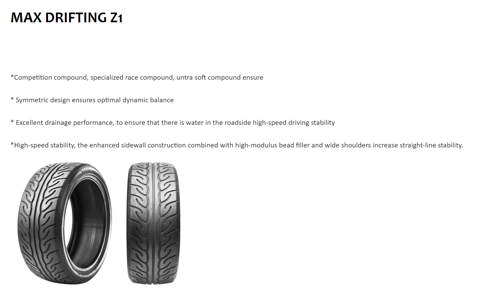 (ส่งฟรี) SUMAXX 255/50R18 MAX DRIFTING Z1 ยางใหม่ ผลิตปี2022 ราคาต่อ1 ...