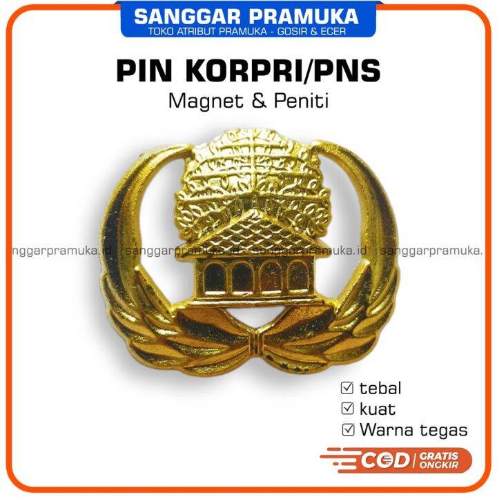 Pin Korpri / Pin Pns / Pin Korpri magnet / Pin Korpri Peniti | Lazada ...