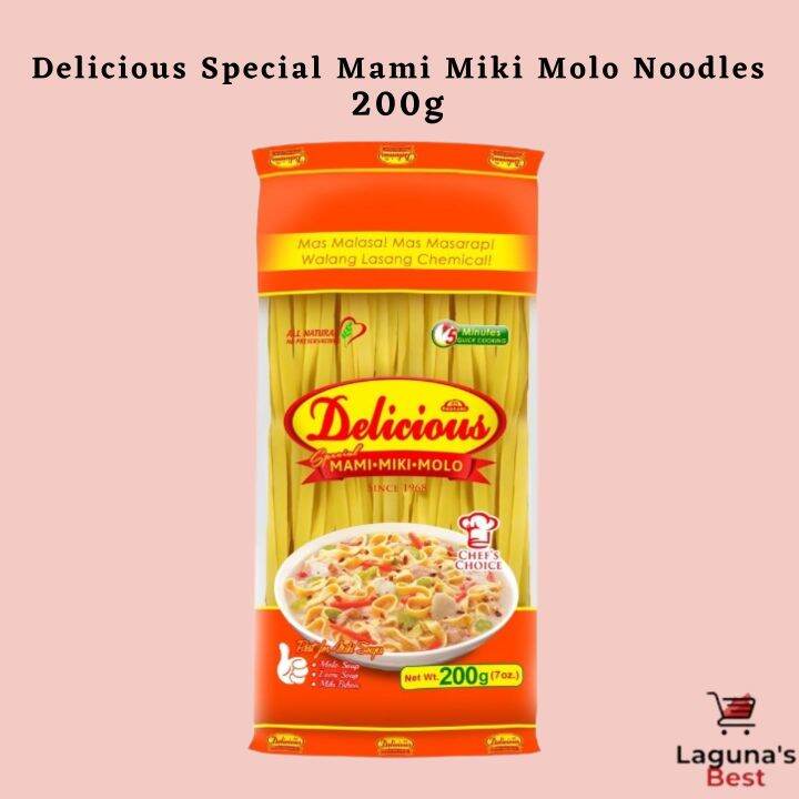 Delicious Special Mami Miki Molo Noodles 200g | Lazada PH