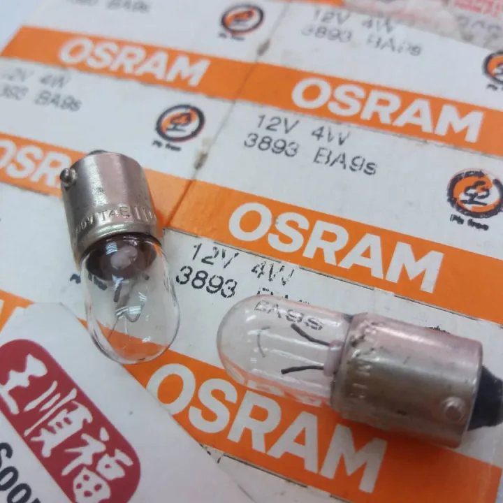 4-20 pcs Osram 3893 Bulb 12V 4W T4W Mercedes side light W124 W201 W126 ...