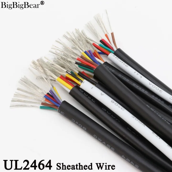 1m 28awg Ul2464 Sheathed Wire Cable Channel Audio Line 2 3 4 5 6 7 8 9 ...