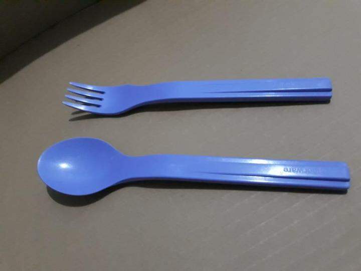 tupperware outdoor cuttlery set cutlery sendok garpu | Lazada Indonesia