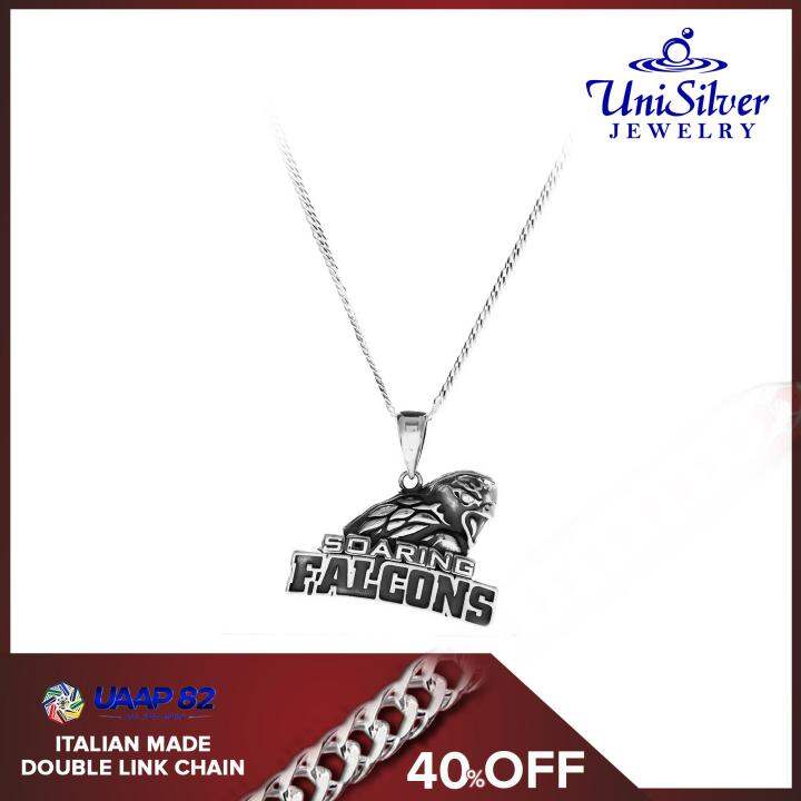 Unisilver 925 Sterling ADU Pendant in Double Link Chain (NP273-103018 ...