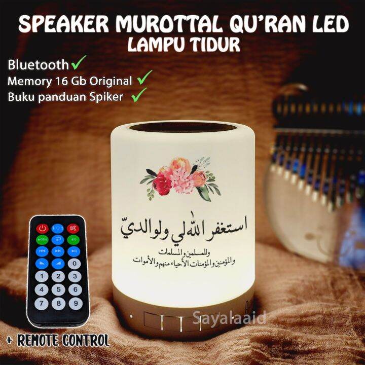 speaker murottal 30 juz lengkap-speaker led remot 7 warna lampu spiker ...