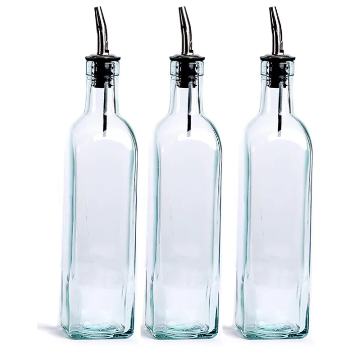 Condiment Sauce Cooking Olive Oil Glass Bottle Empty Glass Vinegar ...