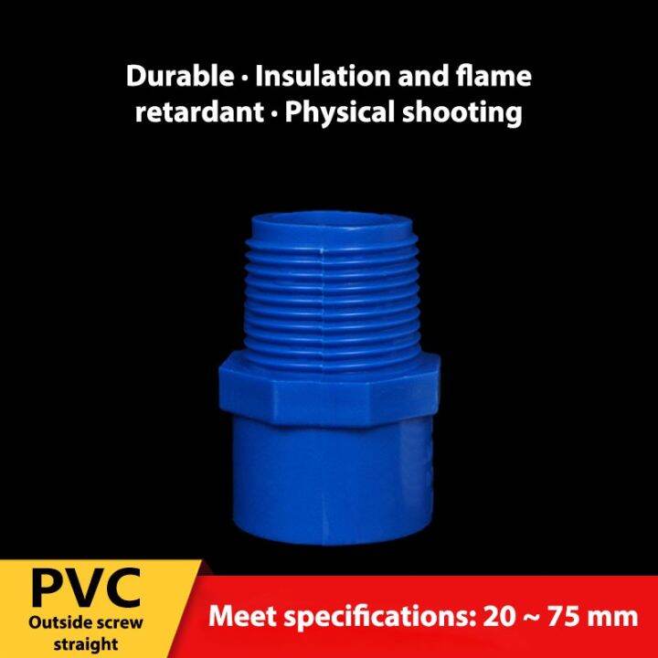 PVC Blue Fittings 1/2" to 1" (Elbow, Tee, Coupling, Male Adaptor ...