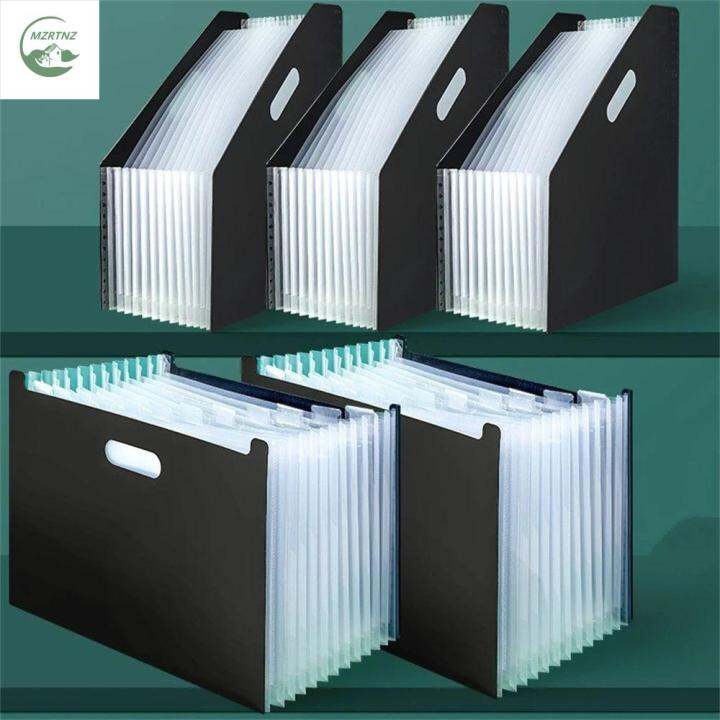 MZRTNZ Stationery Portable Multi-layer A4 File Folder Vertical Paper ...