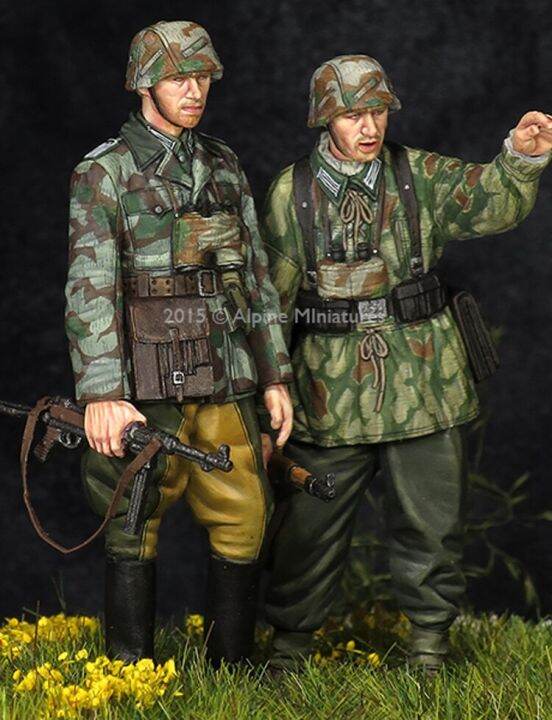1/35 Grenadier Set, 2 figures, Resin Model Soldier GK, World War II ...