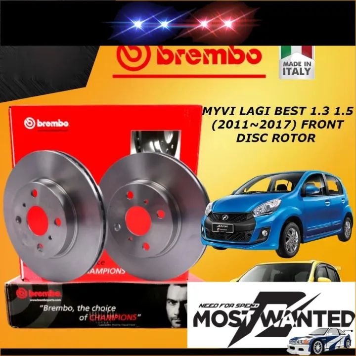 BREMBO DISC ROTOR - PERODUA MYVI OLD FIRST MODEL MYVI LAGI BEST 1.3 1.5 ...