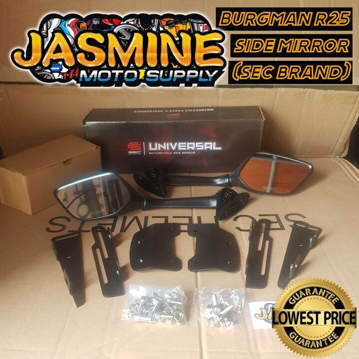 Burgman r25 side mirror (sec brand) | Lazada PH