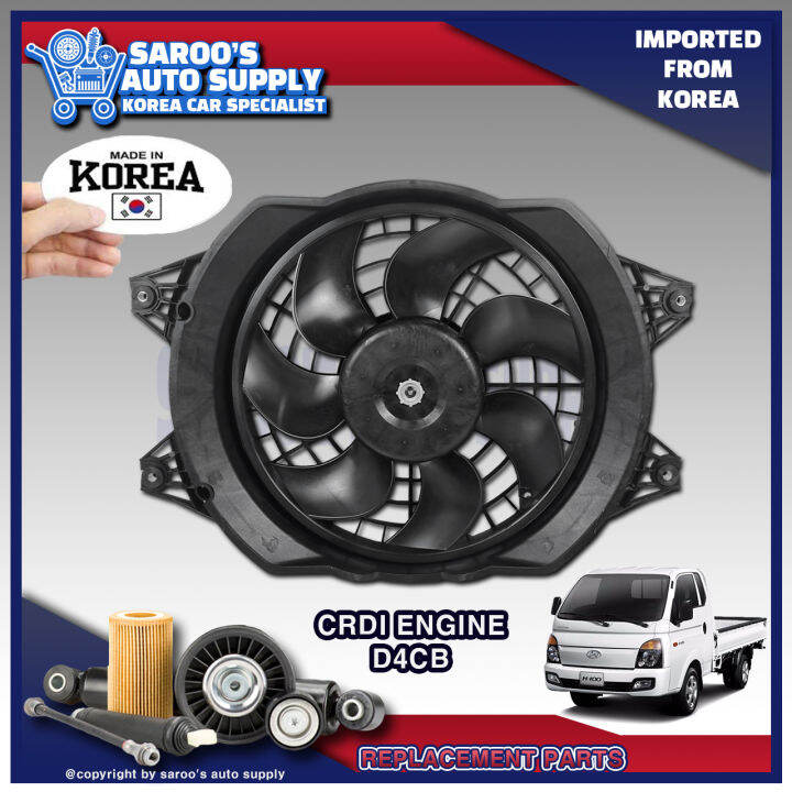 Radiator Fan / Auxiliary Fan For Hyundai H100 (04-19) , CRDI , Made In ...