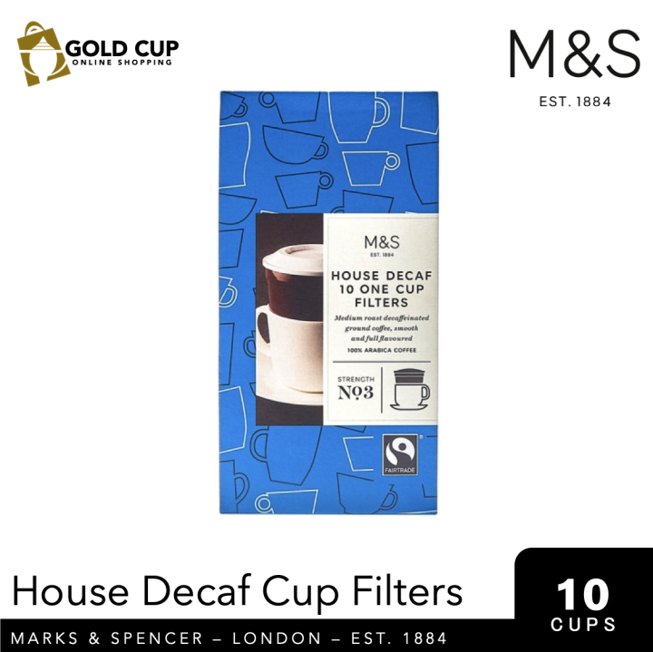 Marks & Spencer Food House Decaf 10 One Cup Filters | Lazada PH