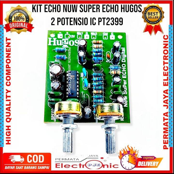 Kit Echo Digital NEW HUGOS REVERB 2 POTENSIO IC PT2399 | Lazada Indonesia