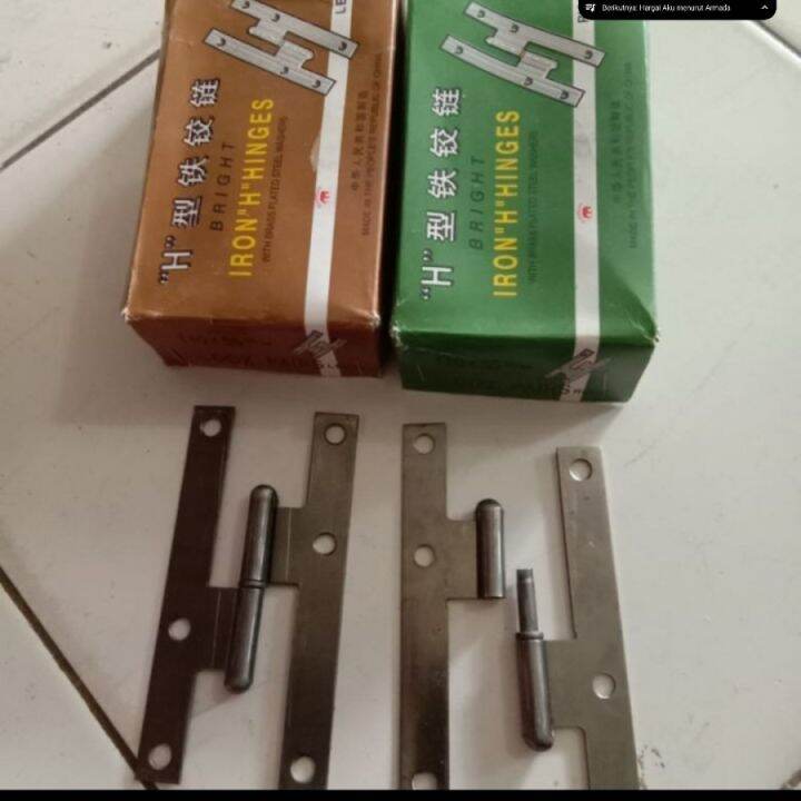 Engsel H 80×50 dan 110x55 1set kanan kiri engsel pintu jendela cabut ...