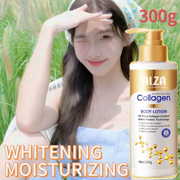 300g AZLA collagen Whitening Body Lotion effective Moisturizing Remove ...