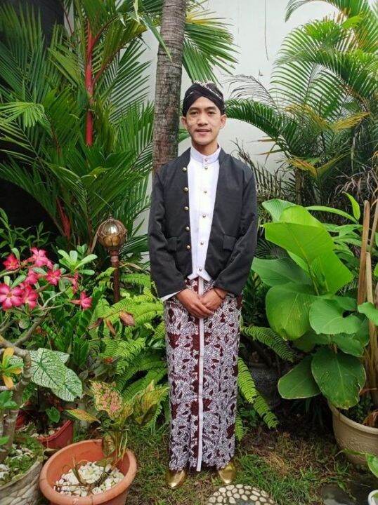 Beskap manggolo beskap solo baju pengantin pria adat jawa | Lazada ...