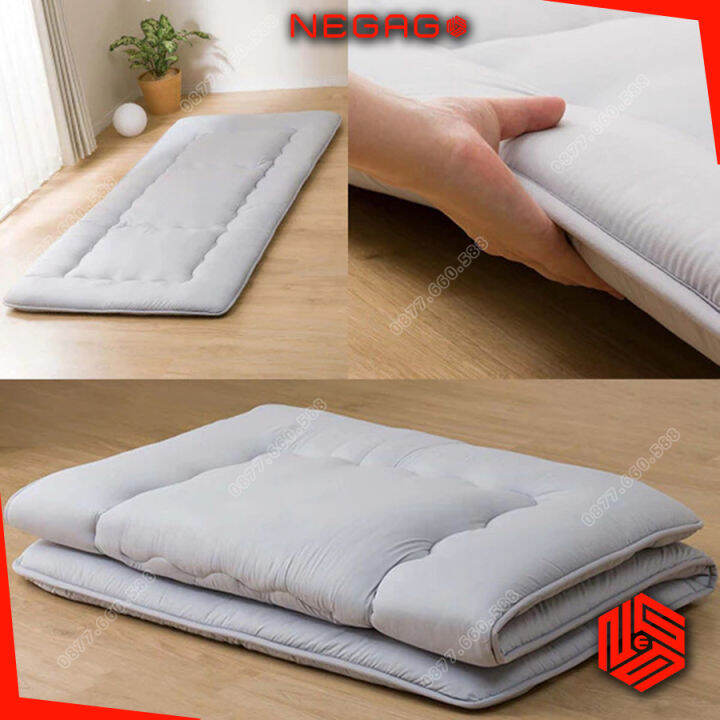 Nệm gấp 3 giá rẻ loại Topper nệm xuất Nhật 1m 1m2 1m4 1m6 1m8 2m | Dày ...