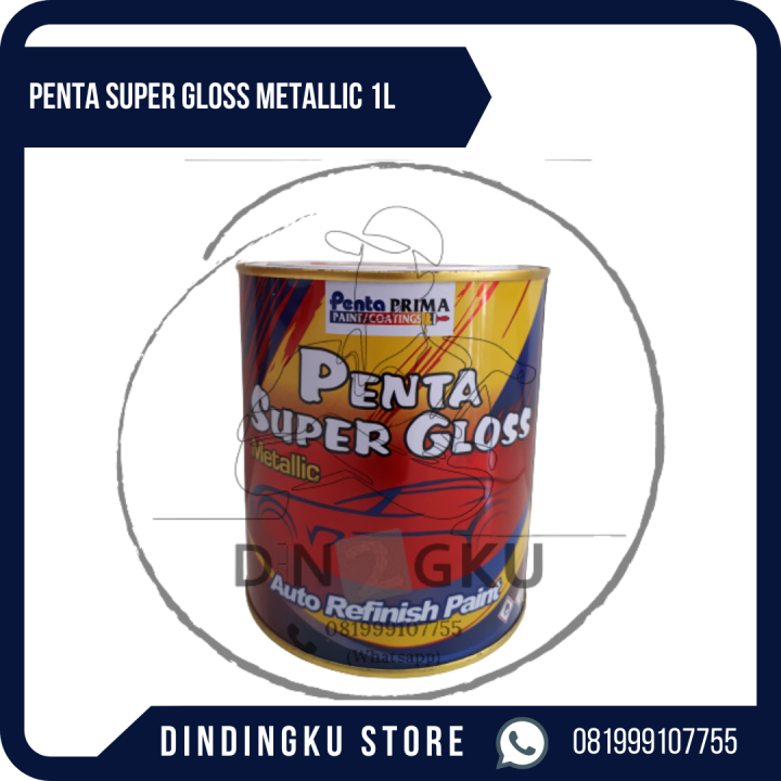Penta Super Gloss Metallic Cat Kayu & Besi 1 Kg | Lazada Indonesia