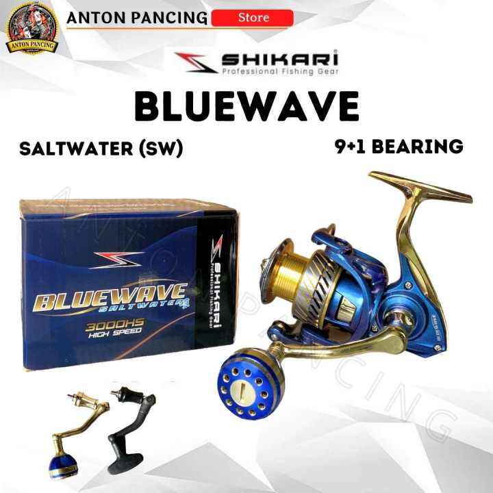 Reel Pancing Shikari Bluewave SW 1000 2000 3000 4000 6000 Extra Power ...