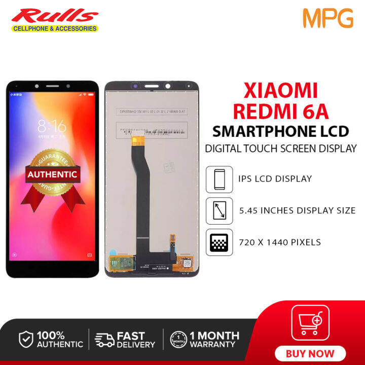 Smartphone LCD for Xiaomi Redmi 6A Digital Touch Screen Display Frame ...