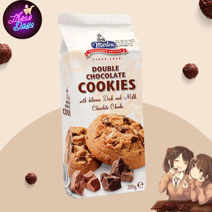 Merba Dark Chocolate and Hazelnut Cookies, 200g | Lazada PH