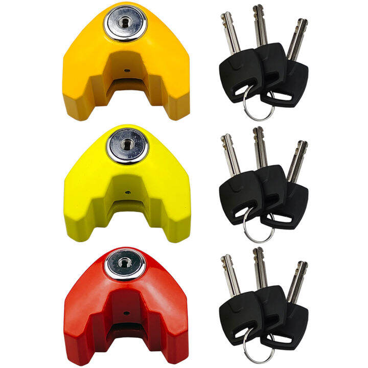 Security Anti-theft Mountain Bicycle Disc ke Locks with 3 Key Electric ...