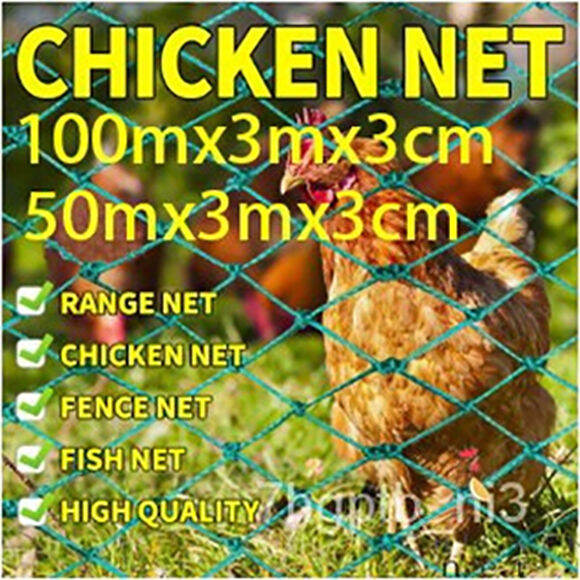 [100 METERS] 50m 20m 12ft, 10ft, 8ft, 9ft Chicken Net / Range Net ...
