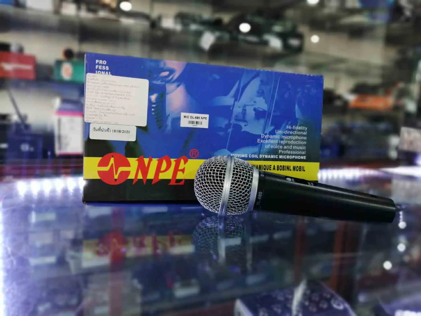 NPE รุ่น DL-680 ไมโครโฟน NPE DL-680 พร้อมสายไมค์ ความยาว 4.5 เมตร ใน ...