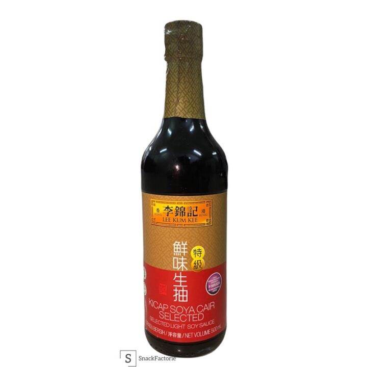 李锦记 特级鲜味生抽 Lee Kum Kee Selected Light Soy Sauce (500ML) | Lazada