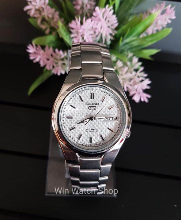 SEIKO 5 Automatic รุ่น SNK601K1 นาฬิกาข้อมือผู้ชายสายแสตนเลส สีเงิน ...